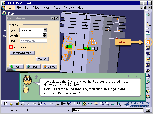 try CATIA Part Design (10/19)