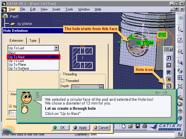 try CATIA Part Design (11/19)