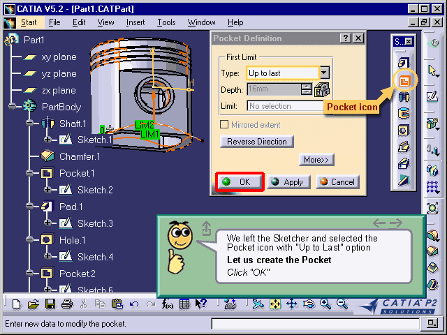 try CATIA Part Design (17/19)