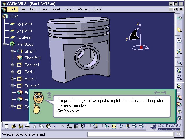 try CATIA Part Design (18/19)